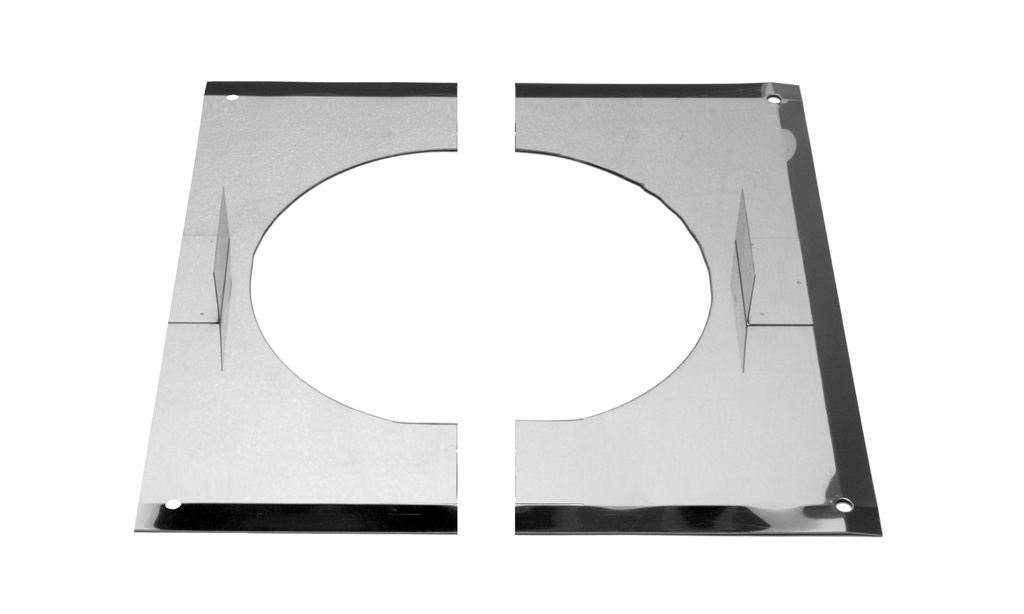 Plaques de finition 0/30° inox double paroi | All Energy Systems